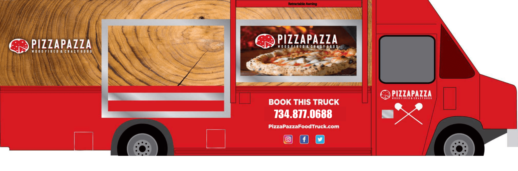 Pizza Truck | PizzaPazza Food Truck for Private & Public Events